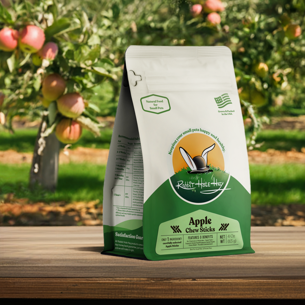 All Natural Apple Chew Sticks – Rabbit Hole Hay